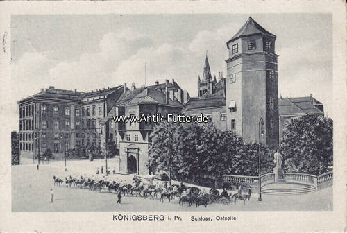 1914 Ansichtskarte / Postkarte / Königsberg i. Pr. / Schloss, Ostseite ...