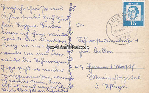 1963 Ansichtskarte / Postkarte / Ahlen (Westf.) - Stadtpark und ...