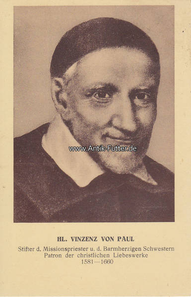 Deutsches Reich 1931 Ansichtskarte / Postkarte / Hl. Vinzenz von Paul ...