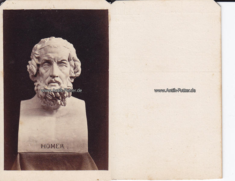 Grichenland um 1860 Carte de visite / CdV / Homer / Autor, Dichter 3 ...