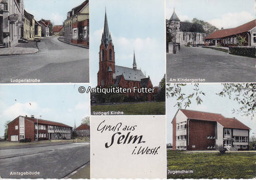 Selm / Westfalen O.J. Ansichtskarte / Postkarte / Gruß aus Selm i.Westf ...