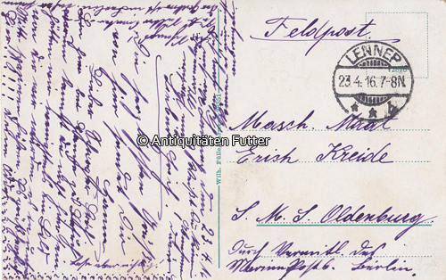 Lennep/Remscheid 1916 Ansichtskarte / Postkarte / Lennep / Alleestrasse 3 | MA-Shops