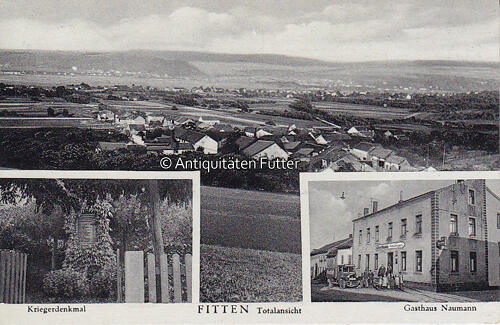 Fitten / Merzig 1938 Ansichtskarte / Postkarte / Fitten Totalansicht ...