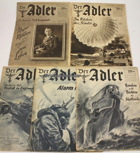 Drittes Reich 1940 24 Zeitungen / Der Adler ...