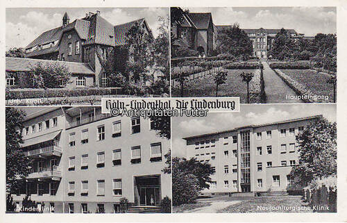 Köln - Lindenthal 1954 Ansichtskarte / Postkarte / Die Lindenburg 2-3 ...