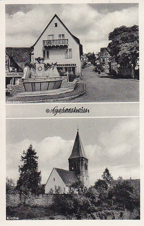 Gebersheim / Leonberg 1966 Ansichtskarte / Postkarte / Gebersheim ...