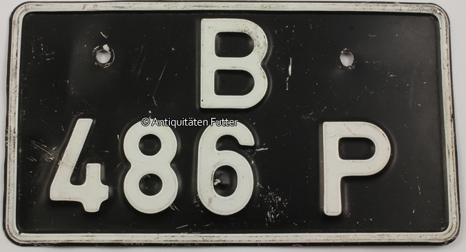 Deutschland O.J. Nummernschild / Kfz Kennzeichen 2-3 | MA-Shops
