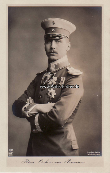 Deutsches Reich O.J. Ansichtskarte/Postkarte/Prinz Oskar von Preussen. 2 | MA-Shops