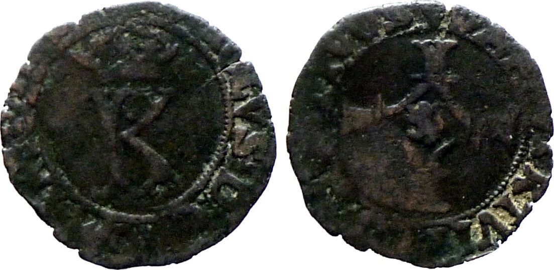 PAYS BAS - BRABANT Double Mite 1506-1555 Charles Quint - Anvers ss | MA ...