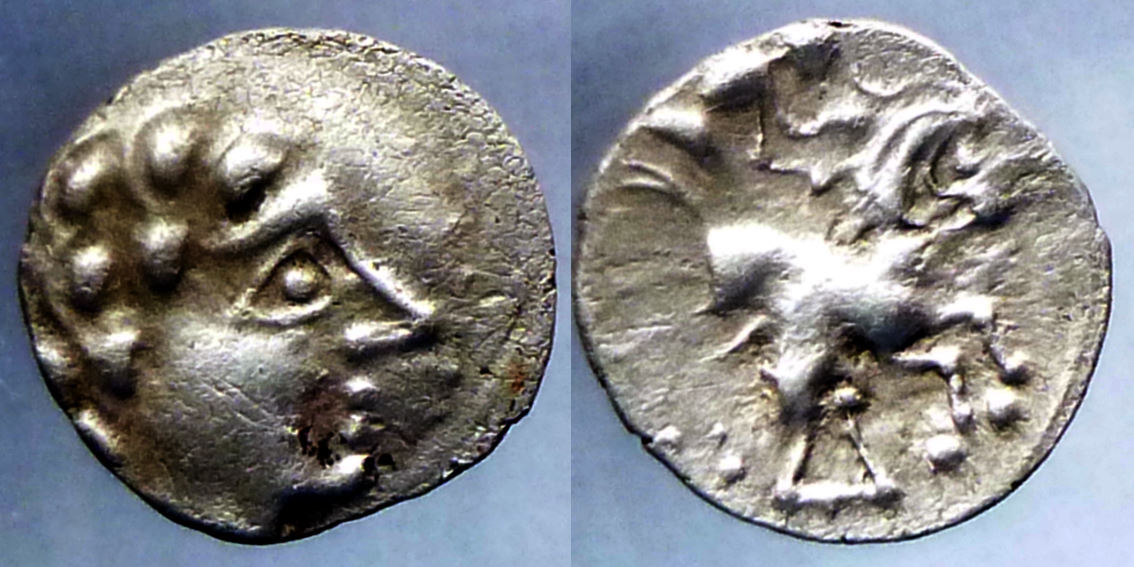 GAULE - Carnutes II - I siècle avt JC Obole à la cavalière VZ | MA-Shops