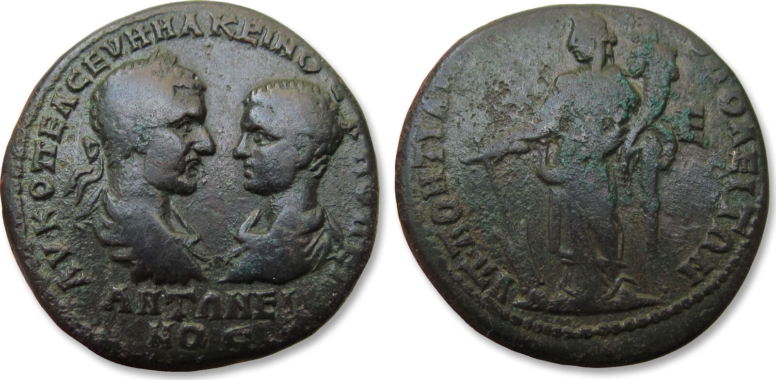 ROMAN EMPIRE AE 27mm provincial coin 217-218 A.D. Macrinus ...