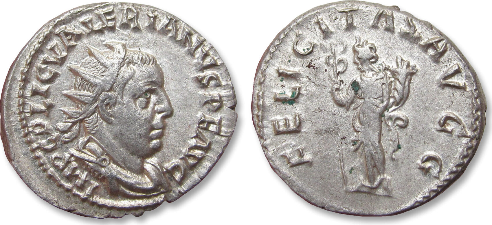 ROMAN EMPIRE AR antoninianus circa 255-258 A.D. Valerian I / Valerianus ...