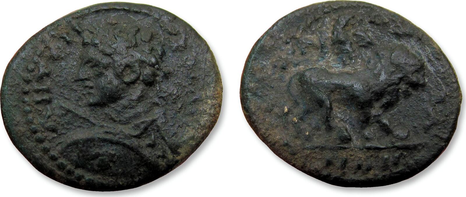 ROMAN EMPIRE AE 20mm provincial coin 198-217 A.D. Caracalla, Galatia ...