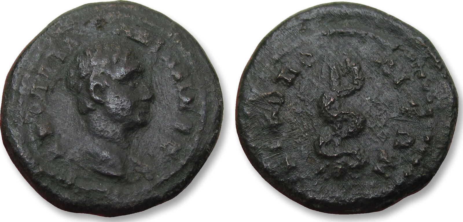 ROMAN EMPIRE AE 19mm assarion 217-218 A.D. Diadumenianus, Moesia ...