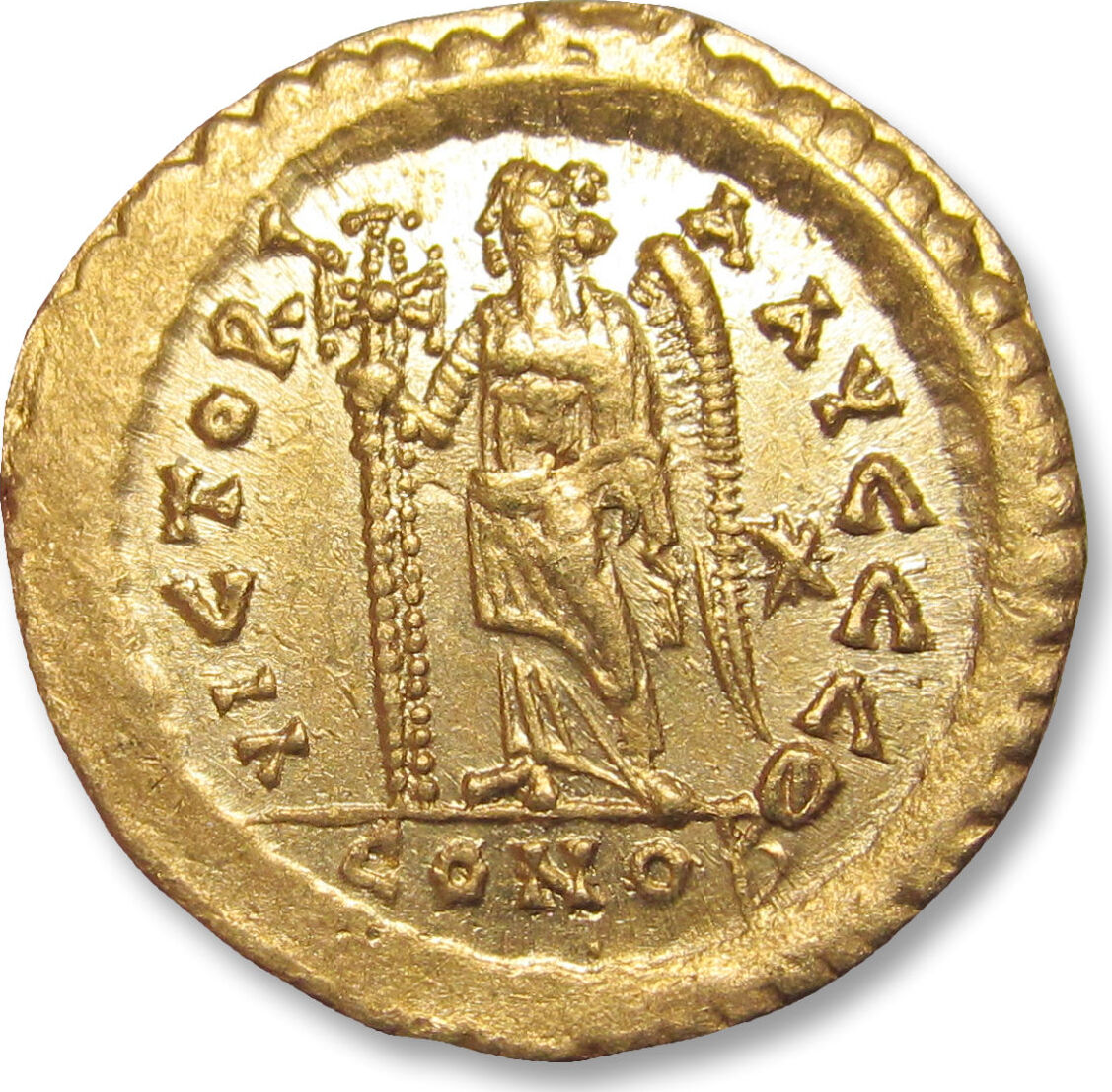 ROMAN EMPIRE AV gold solidus circa 457-468 Leo I The Thracian ...