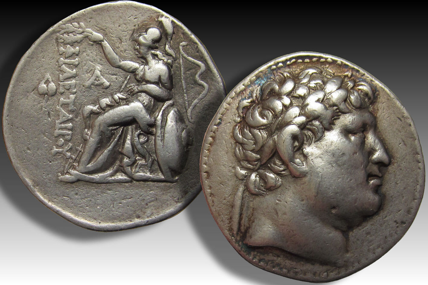 ANCIENT GREECE 32mm AR tetradrachm 263–241 B.C. EUMENES I, PERGAMENE ...