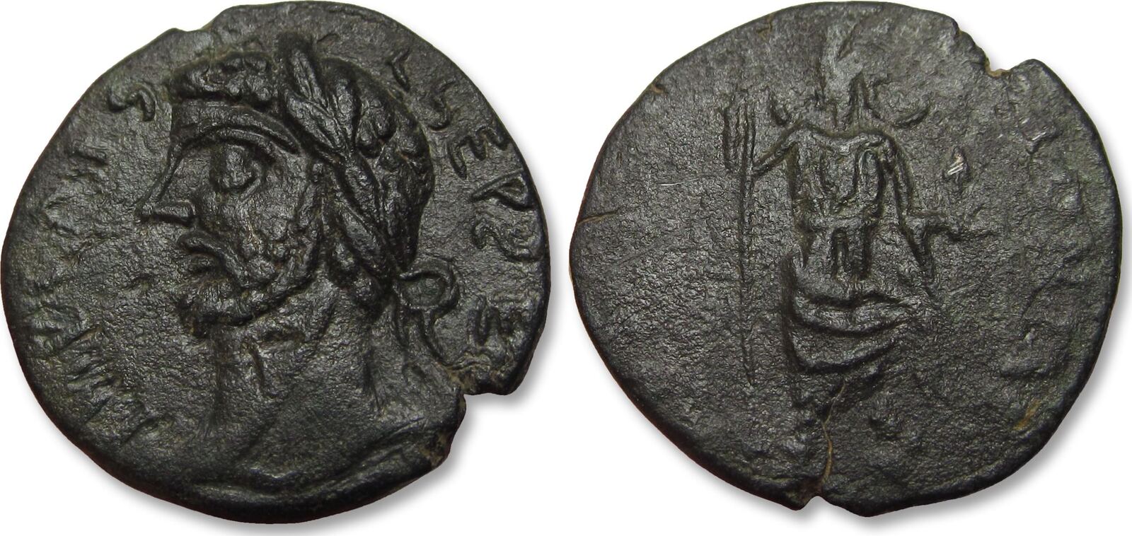 ROMAN EMPIRE AE 22mm provincial coin 193-211 A.D. Septimius Severus ...