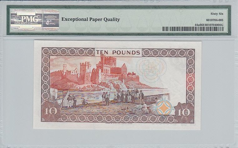 ISLE OF MAN P.44a - 10 Pounds ND1998 PMG 66 EPQ | MA-Shops