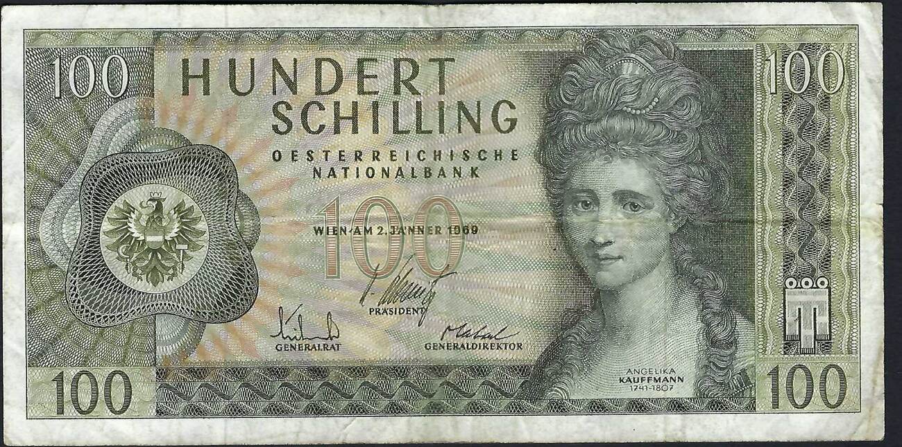 Autriche / Austria / österreich 100 Schilling 02/01/1969 Oesterreichische Nationalbank S | MA-Shops