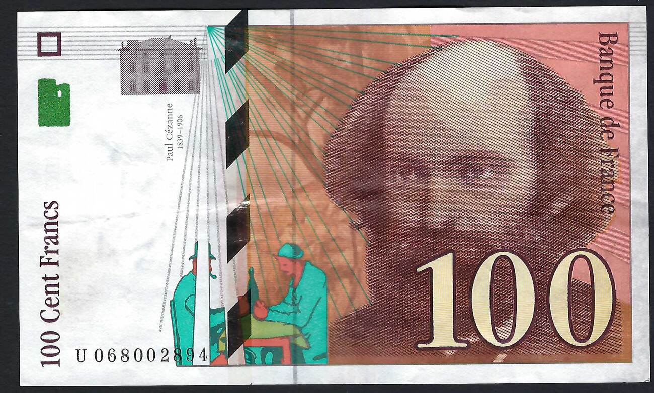France / Frankreich 100 Francs 1998 Cézanne U.068 SS | MA-Shops