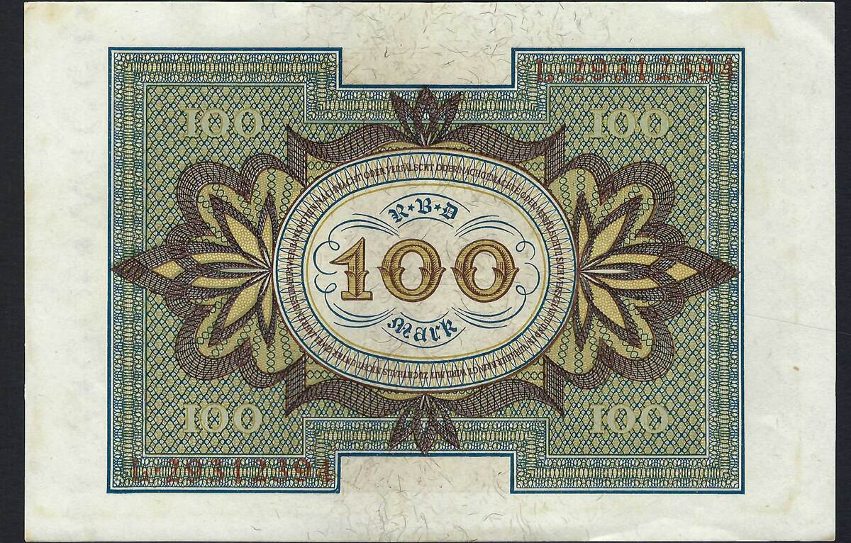 Allemagne / Germany / Deutschland 100 Mark 01/11/1920 Reichsbanknote ...