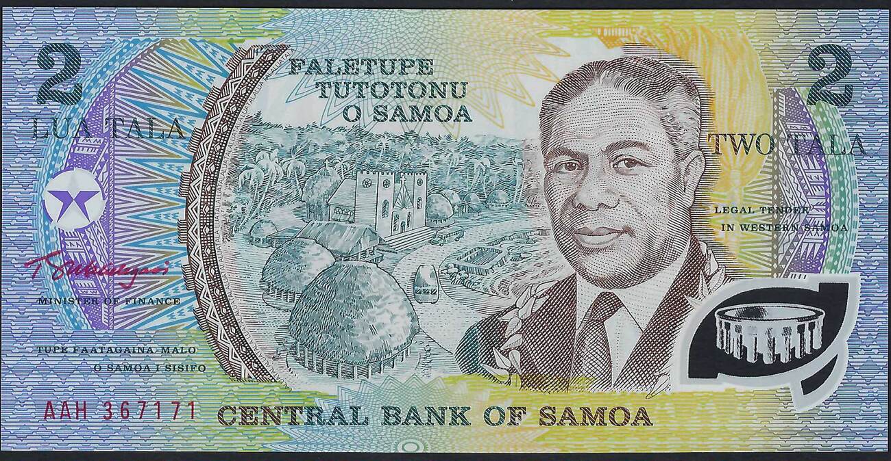 2 Tala 2003 Central Bank of Samoa NEUF | MA-Shops