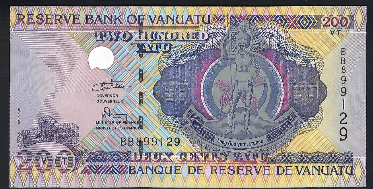 200 Vatu 2007 Reserve Bank of Vanuatu P.NEUF | MA-Shops