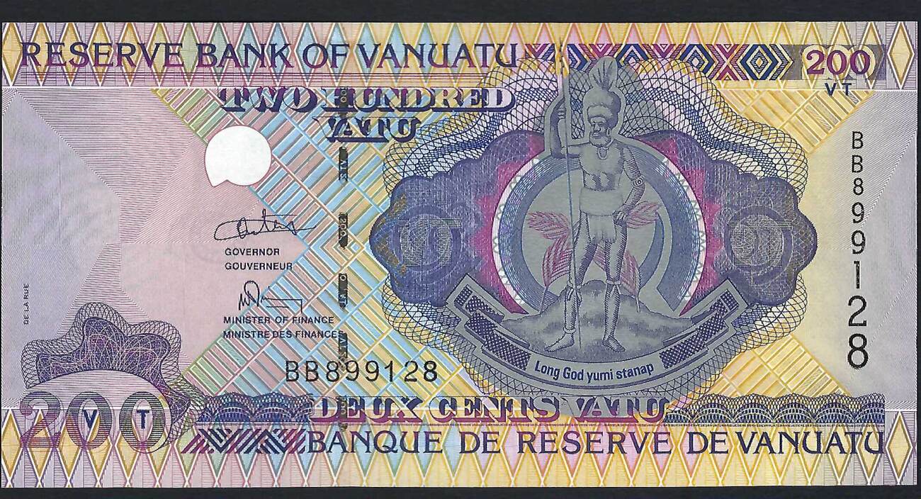 200 Vatu 2007 Reserve Bank of Vanuatu P.NEUF | MA-Shops