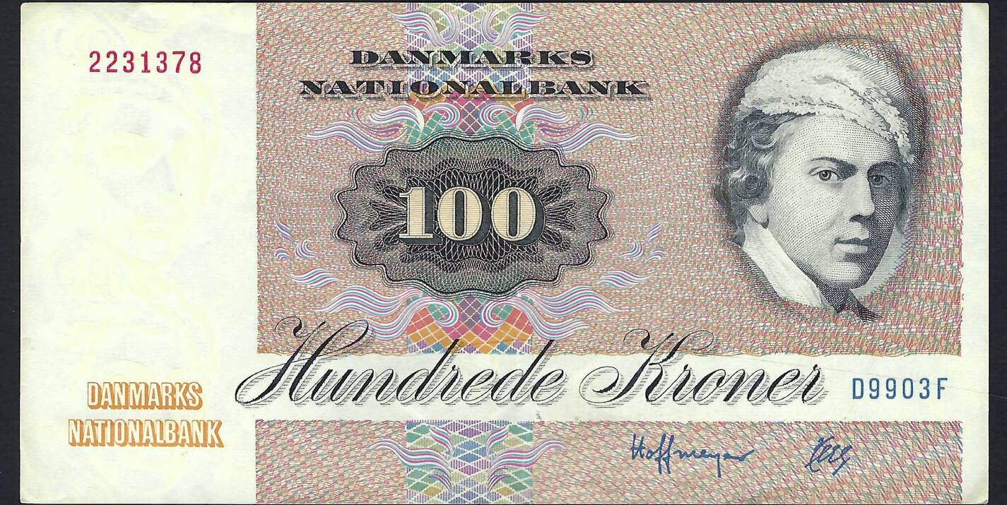 Danemark / Denmark 100 Kroner 1990 Danmarks Nationalbanbk SS | MA-Shops