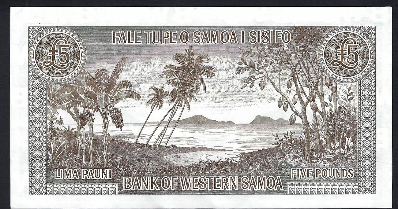 5 Pounds 2020 Bank of Western Samoa VZ | MA-Shops