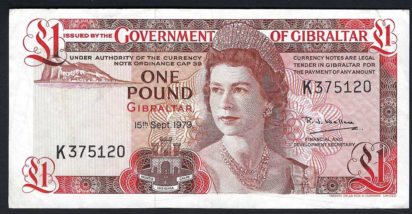 1 Pound 15/09/1979 Government of Gibraltar S + | MA-Shops