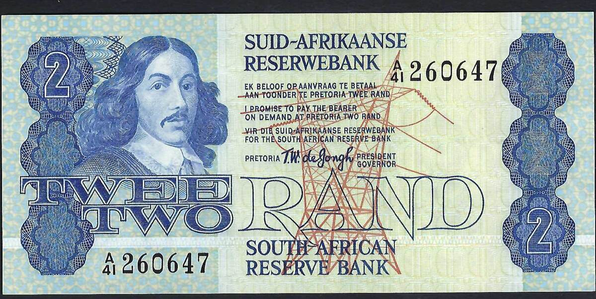 Afrique du Sud / South Africa 2 Rand 1978 - 1981 Suid Afrikaanse ...