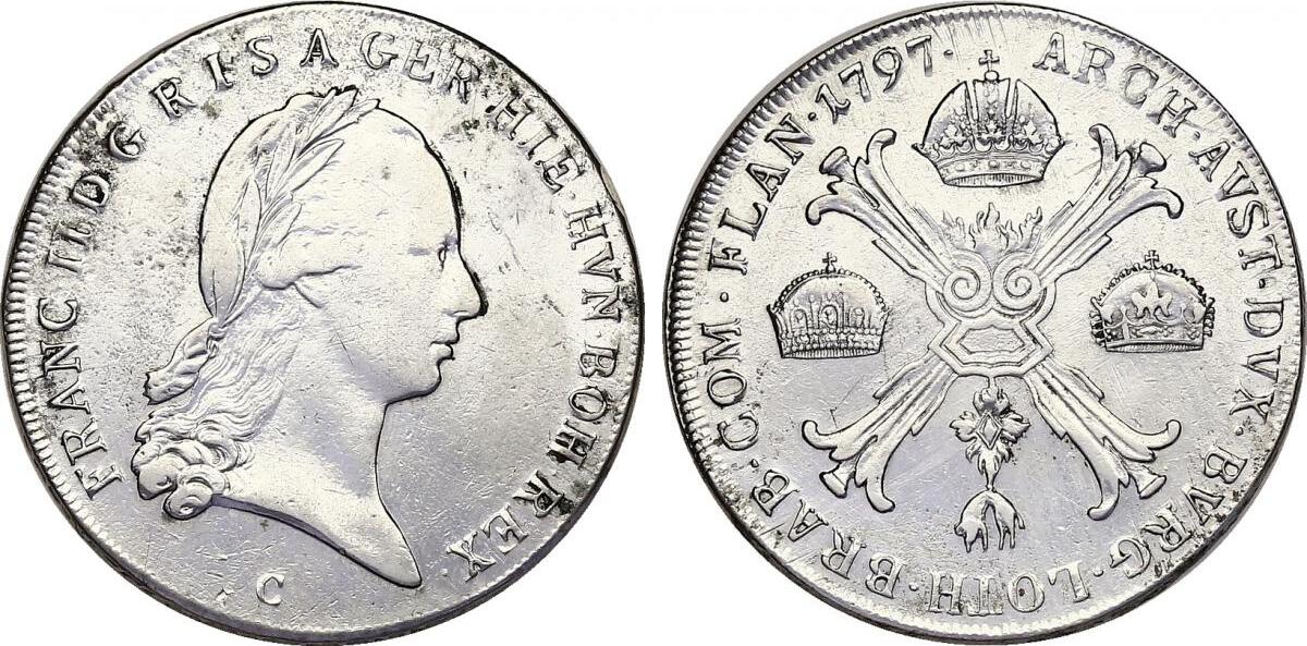 RDR Kronentaler 1797 C Franz II./I. (1792 - 1835) ss/f.vz | MA-Shops