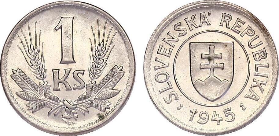 Slowakei Krone 1945 stgl. | MA-Shops