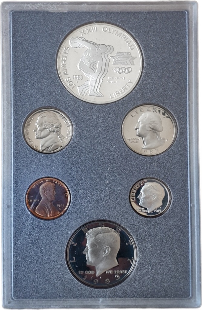 USA KMS (Dime - Dollar) 1983 Offizieller Kursmünzensatz (United States ...