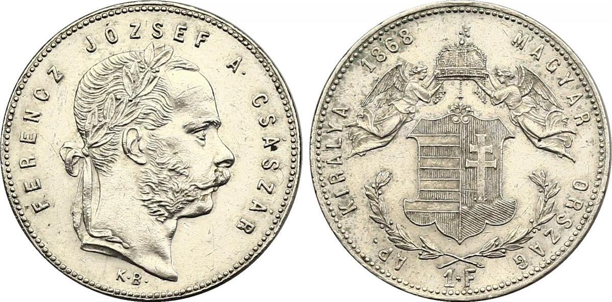 Österreich - Ungarn Forint 1868 KB Franz Joseph (1848 - 1916) vz | MA-Shops