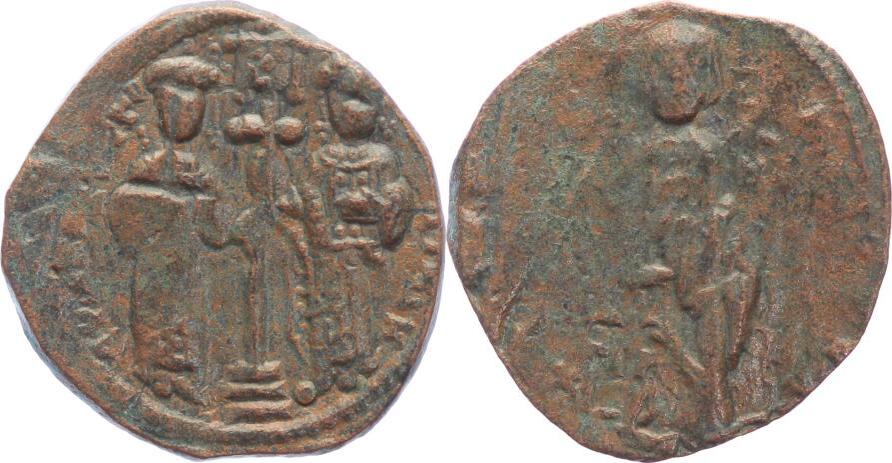 AE Konstantin X. und Eudokia 1059 - 1067. schön-sehr schön / sehr schön ...