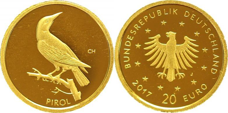 Bundesrepublik Deutschland 20 Euro Gold 2017 J BRD. Prägefrisch | MA-Shops