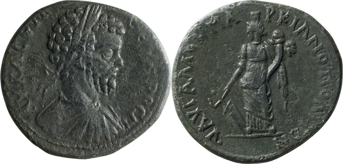 Ancient Roman Governor Aurelius Gallus, c. 202 ROMAN PROVINCIAL | MA-Shops