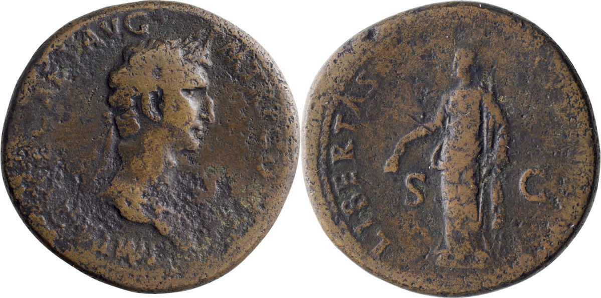 Ancient Roman 96 or 97 AD Nerva. Sestertius | MA-Shops