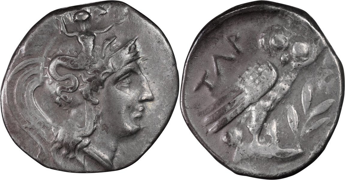 Ancient Greek 302-281 v. Chr Calabria, Tarentum. Drachm | MA-Shops