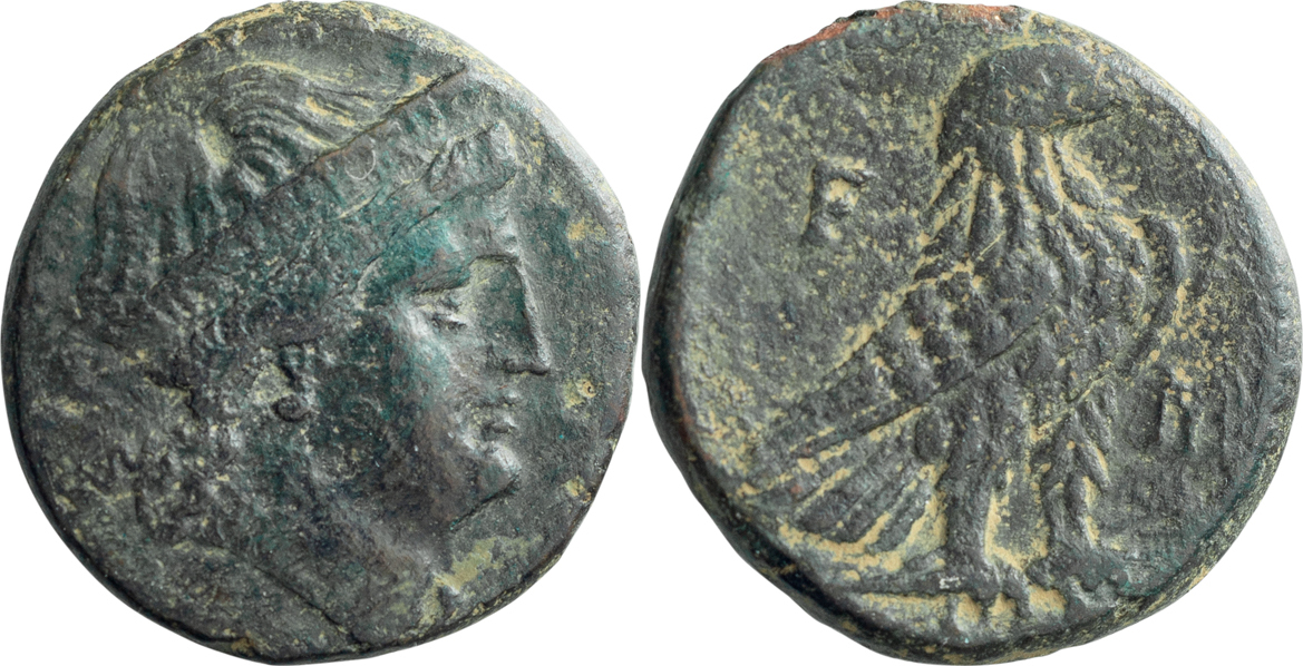Ancient Greek c. 40-35 v. Chr Elis, Olympia. 1 1/2 Assaria | MA-Shops