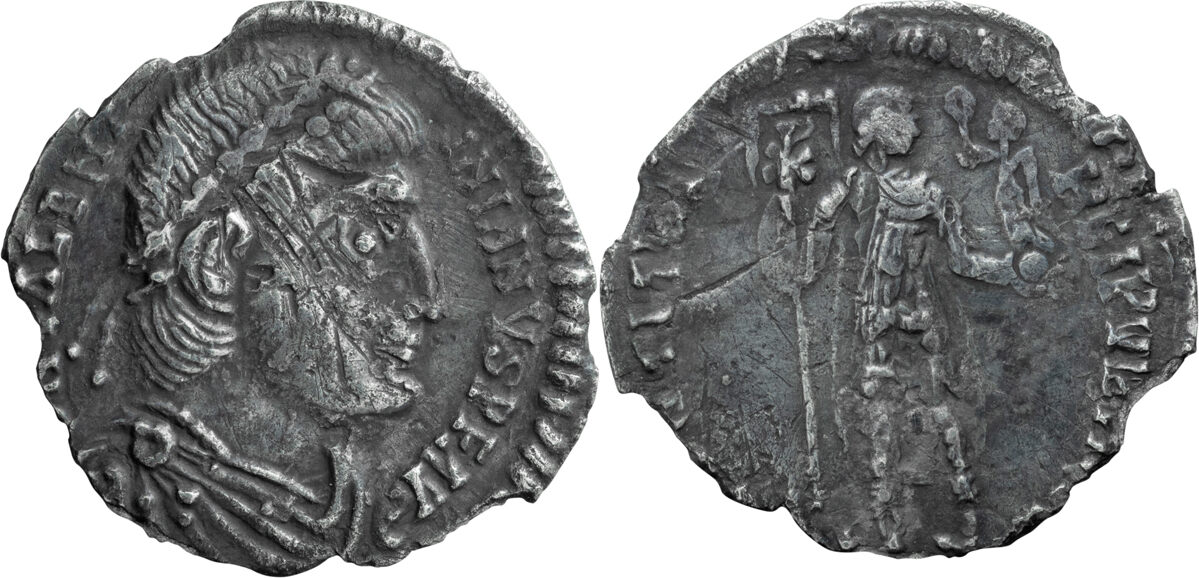 Ancient Roman Siliqua 364-367 n. Chr. JOVIAN-ROMULUS AUGUSTUS (363-476 ...