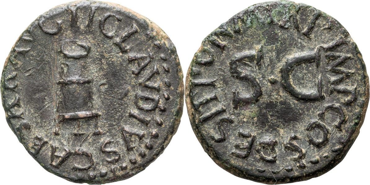 Ancient Roman 41 n. Chr. Claudius I. Quadrans | MA-Shops