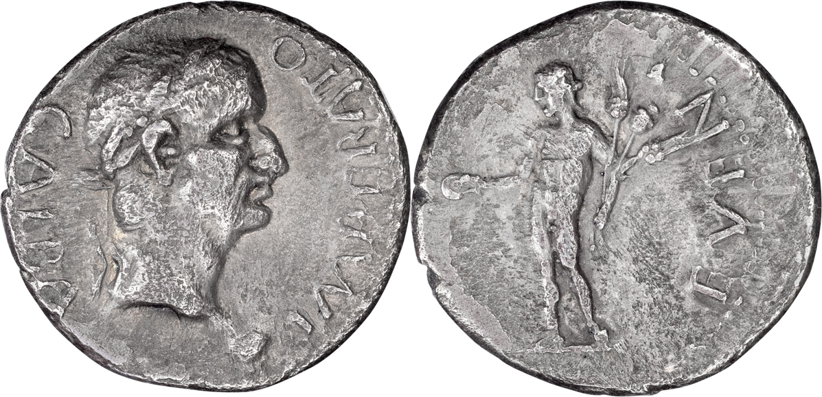 Ancient Roman Spain, 68-69 AD Galba. Denarius | MA-Shops