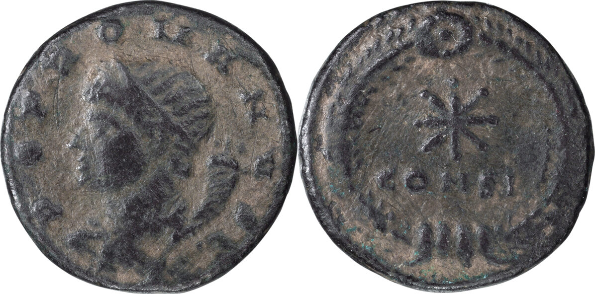 Ancient Roman 330 AD Populus Romanus. Half-follis | MA-Shops