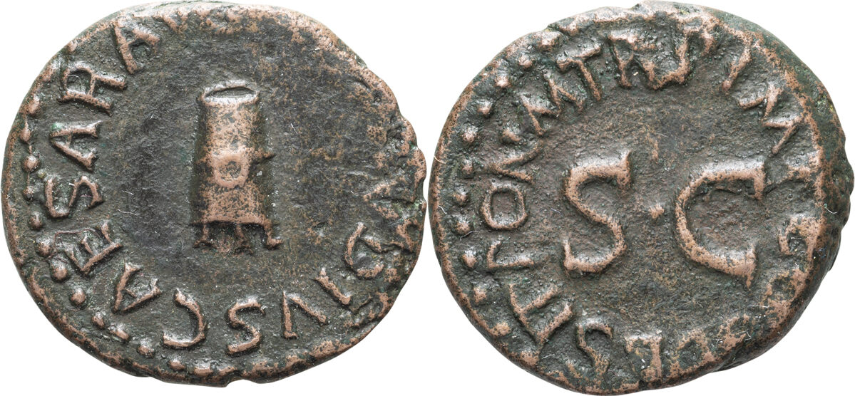 Ancient Roman 41 AD Claudius I. Quadrans | MA-Shops