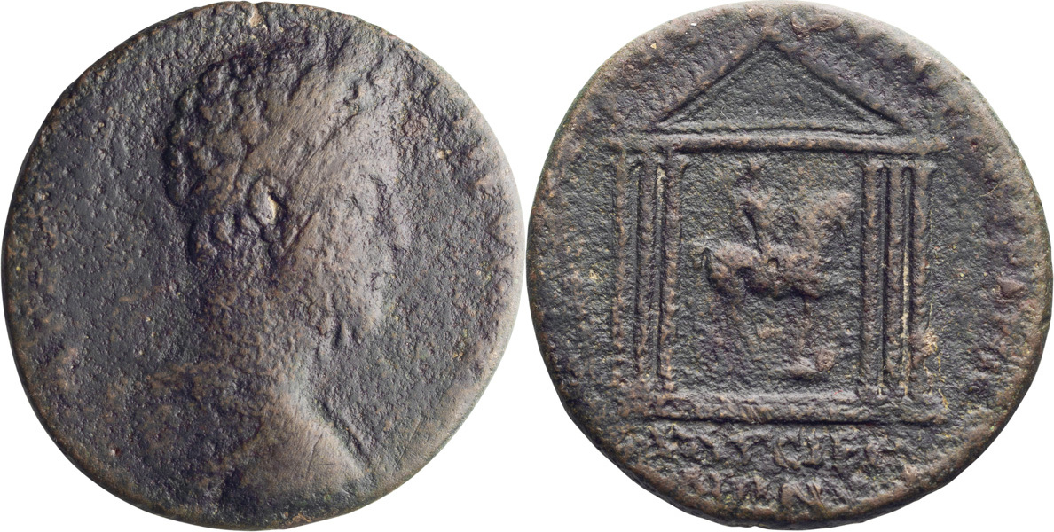 Ancient Roman Commodus. AE 36 | MA-Shops