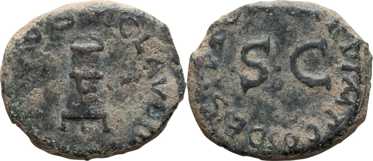 Ancient Roman 41 n. Chr. Claudius I. Quadrans | MA-Shops