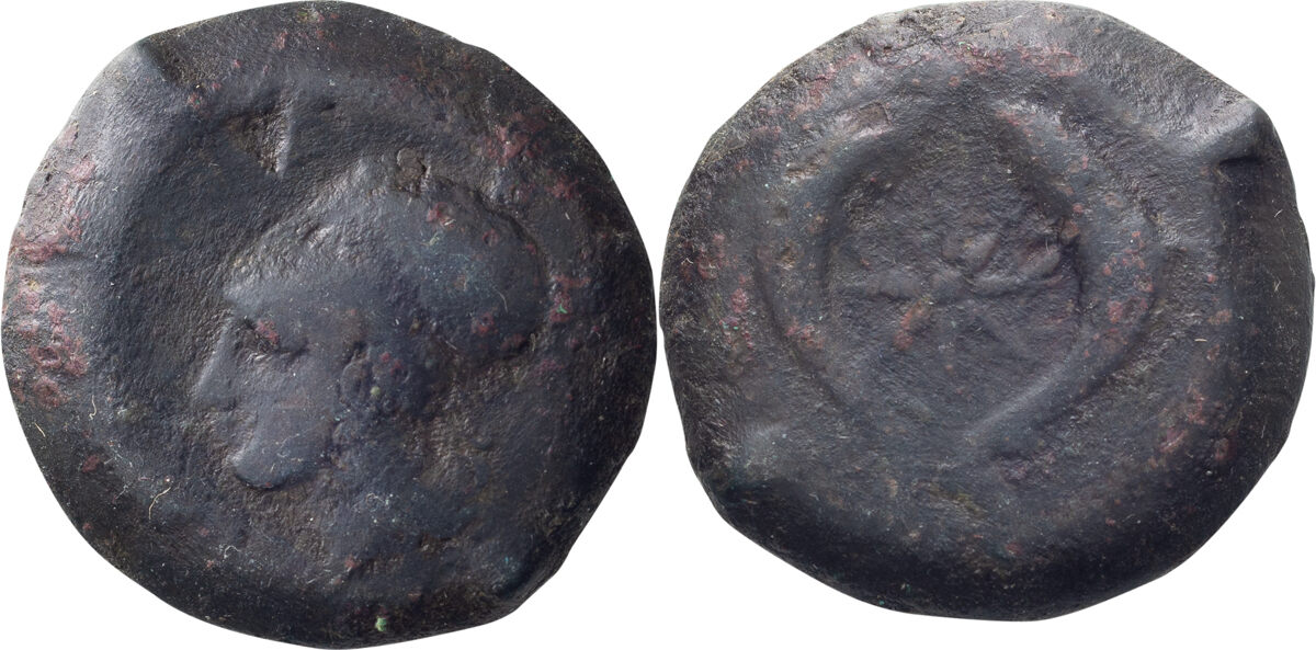 Ancient Greek Time of Timoleon, 344-336 v. Chr Sicily, Syracuse. Litra ...